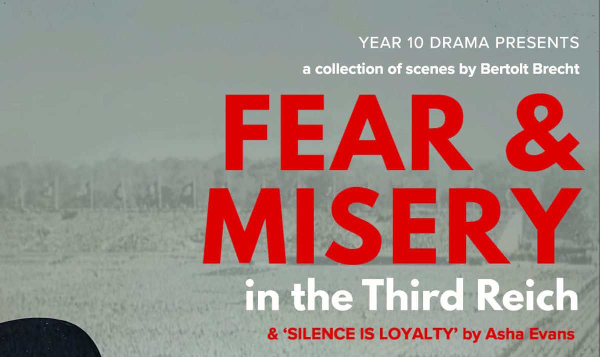 Year 10 Drama - Fear & Misery in the Third Reich by Bertolt Brecht ...