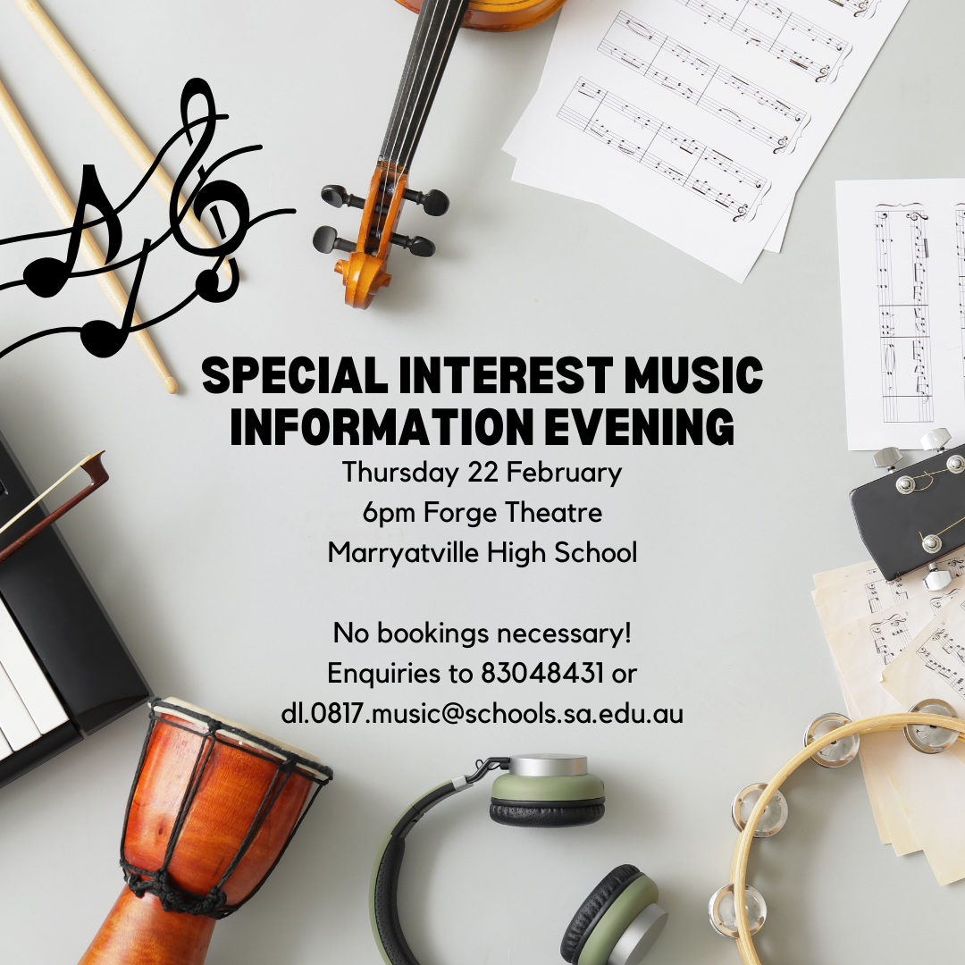 Special Interest Music Program Information Evening - 22 February 2024 ...